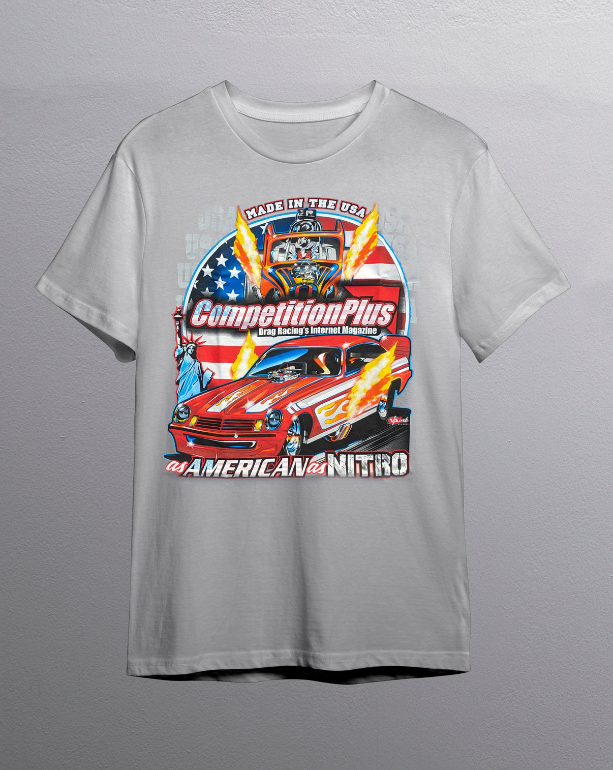 Competiton Plus- American Nitro T-Shirt - Light Gray – My Store